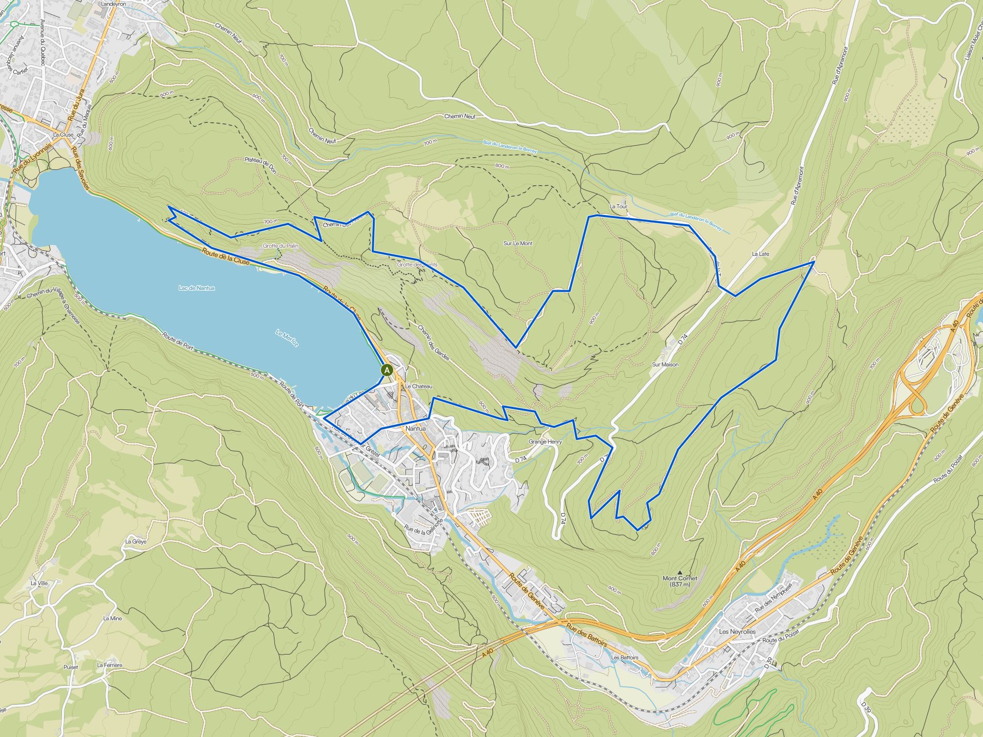 Trilhas e caminhadas imperdíveis ao redor de Nantua | komoot